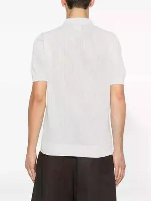 FILERIA Open-knit Short-sleeve Shirt