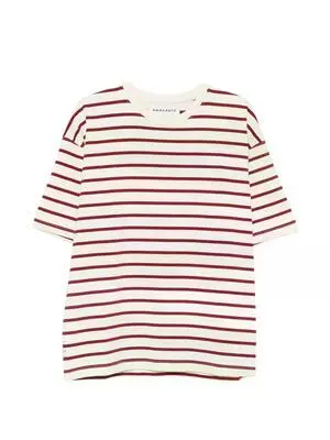 AMARANTO Striped Short-sleeve T-shirt