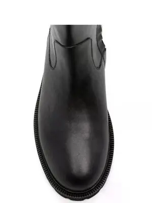 ADRIANNA FERETTI Side-zip Round Toe Boots