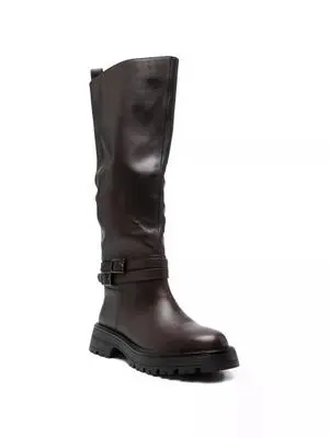 ADRIANNA FERETTI Adrianna Ferretti Buckled Lug Sole Boots