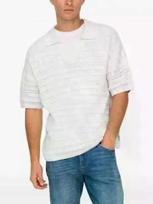 ONLY&SONS|MAN Only&sons Open-knit Polo Neck Sweater