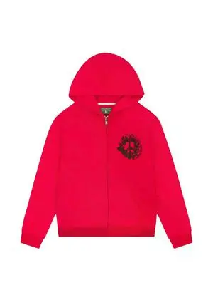 DENIM TEARS Zip-up Hoodie With Graphic Print