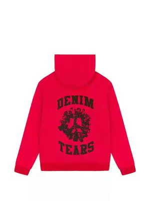 DENIM TEARS Zip-up Hoodie With Graphic Print