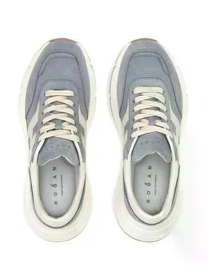 Hogan Hi-fi Leather Sneakers - Blue