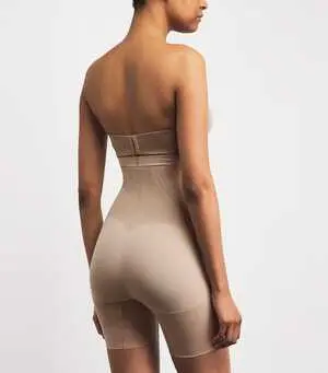 Spanx Sculpt Gofigure High-waist Mid-thigh Shorts