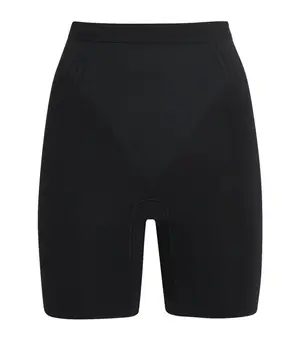 Spanx Sculpt Gofigure Mid-thigh Shorts - Black