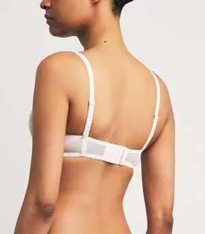 Simone Perele Lace Intrigue Half-cup Bra - Pink