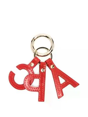 A.p.c. Logo Lettering Keyring - Red