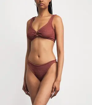 Hunza G Julia Tonal Hoop Bikini - Red