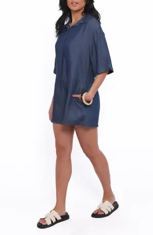 PETAL & PUP Kiya Denim Romper
