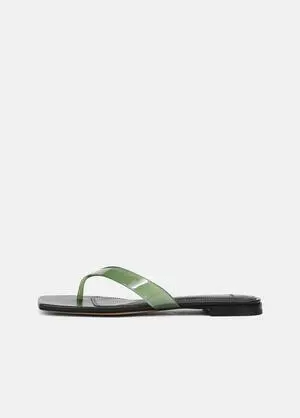 Vince San Juan Jelly Thong Sandal - Palm Leaf