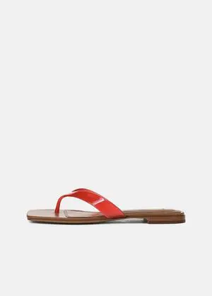 Vince San Juan Jelly Thong Sandal - Tomato Red