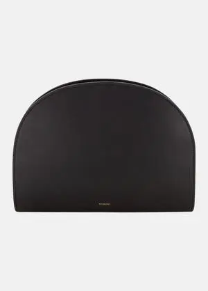 Vince Nappa Leather Crossbody Wallet - Black