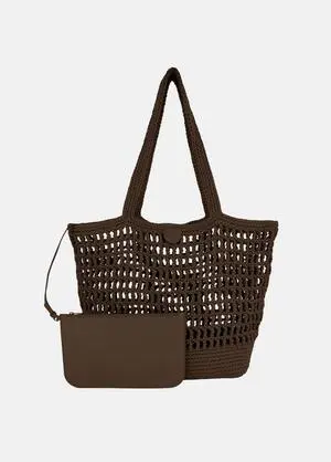 Vince Barcelona Crochet Tote - Date