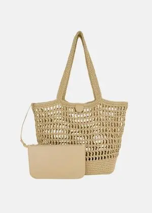 Vince Barcelona Crochet Tote - Maiz