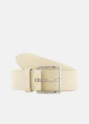 Vince Liam 35mm Suede Leather Belt - Sandstorm