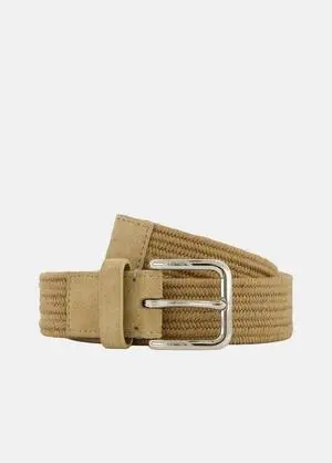 Vince Alex Woven Suede Belt - Wilderness