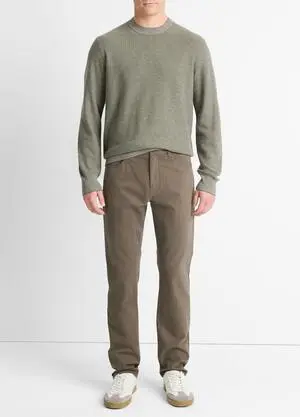 Vince Dylan Slim 5-pocket Peached Stretch-cotton Pant - Frog