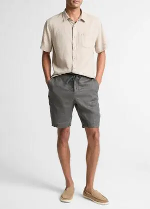 Vince Hemp Drawstring Shorts - Slate
