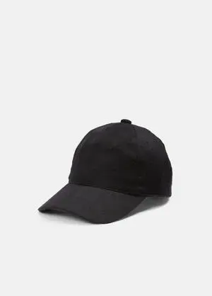 Vince Cashmere Baseball Cap - Black