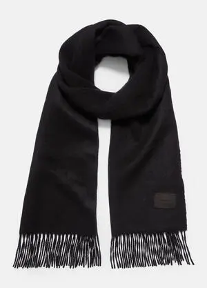 Vince Double-face Cashmere Scarf - Black