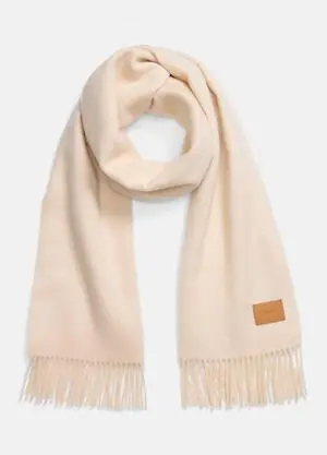 Vince Double-face Cashmere Scarf - Ivory