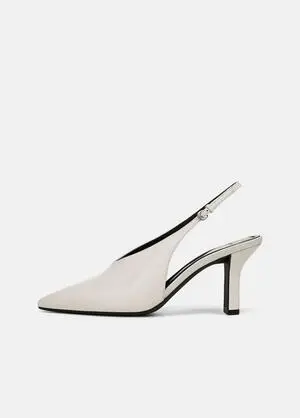 Vince Devi Leather Slingback Pumps