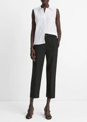 Vince Utility Tab-detail Pull-on Pant - Black