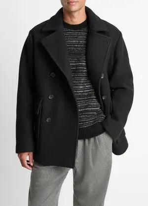 Vince Italian Wool-blend Peacoat