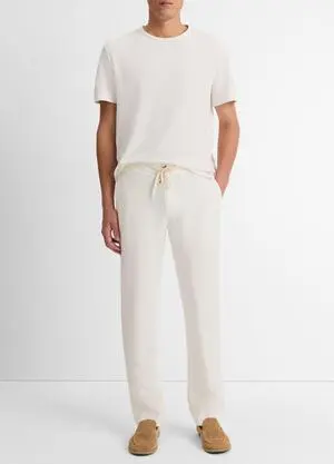 Vince Lightweight Hemp Drawstring Pants - Bone