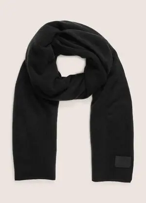 Vince Lightweight Plush Cashmere Blanket Wrap - Black