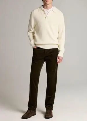 Vince Dylan Slim Fit Stretch Corduroy Pants - Night Leaf