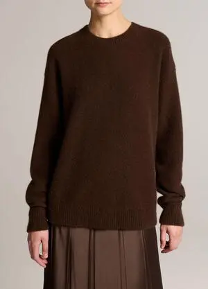 Vince Plush Cashmere Crew Neck Sweater - Pinewood