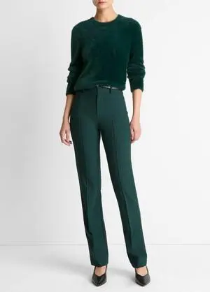 Vince Cotton-blend Slim Cigarette Pant - Juniper