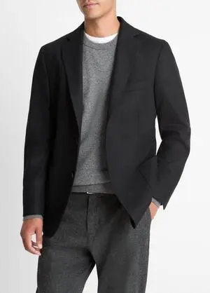 Vince Cashmere Relaxed Sport Coat - Black
