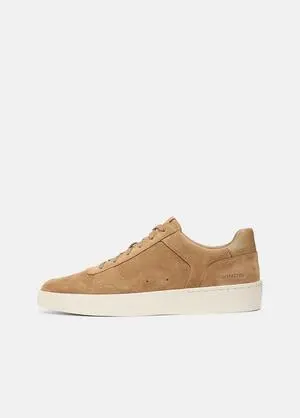 Vince Peyton Leather Lace-up Sneakers - New Camel
