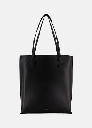 Vince Athene Nappa Leather Tote - Black