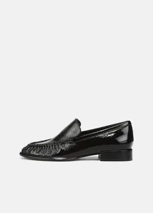 Vince Nora Patent Leather Loafers - Black