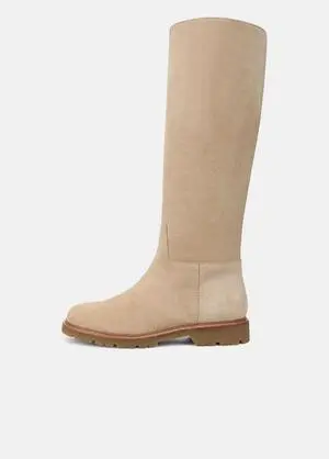 Vince Sibelle Suede Riding Boot - Light Dune