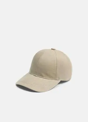 Vince Linen Baseball Cap - Matcha