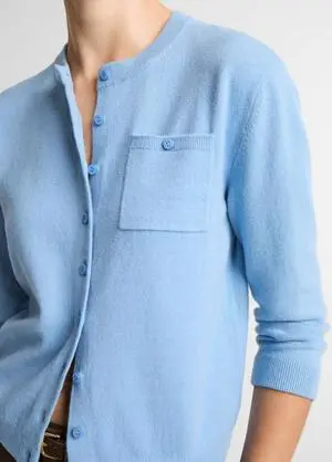 Vince Wool & Cashmere-blend Pocket Cardigan - Hydra