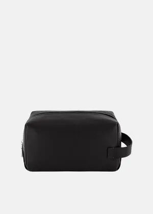 Vince Leather Dopp Kit - Black