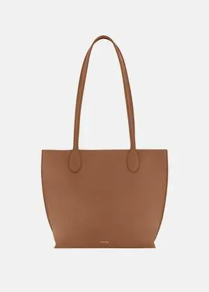 Vince Athene Nappa Leather Mini Tote - Saddle