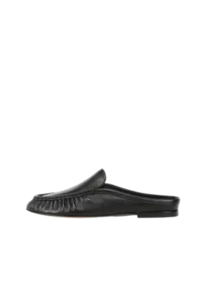 Vince Tevin Leather Mule - Black