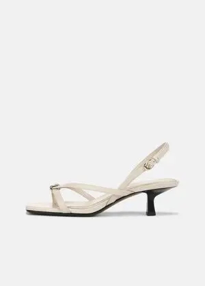 Vince Tali Leather Slingback Sandal - Moonlight