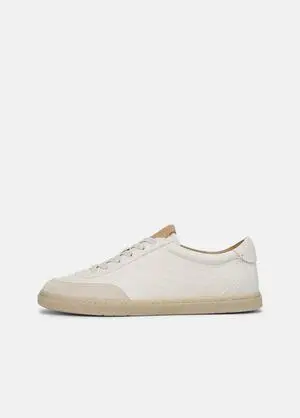 Vince Palm Leather & Suede Sneakers - Milk/moonlight