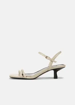 Vince Tilda Leather Heeled Sandal - Moonlight
