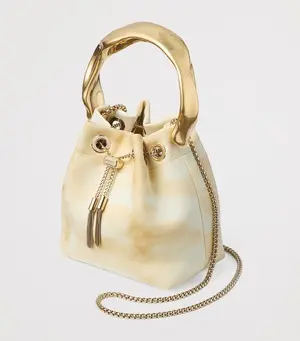 JIMMY CHOO Bon Bon Lambskin Top-handle Bag