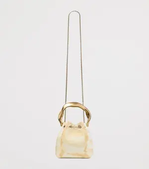 JIMMY CHOO Bon Bon Lambskin Top-handle Bag