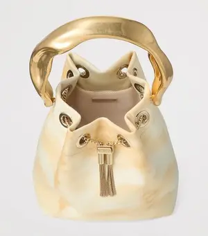JIMMY CHOO Bon Bon Lambskin Top-handle Bag